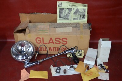 NOS 1966-74 Chevy GMC Truck Unity S6 Chrome Post Mount Spotlight Lamp ...