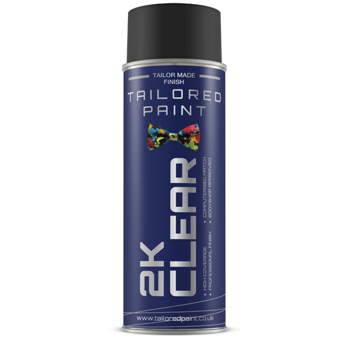 2k Clear Coat Lacquer Aerosol Spray 400ml Fast Drying High Gloss Solid ...