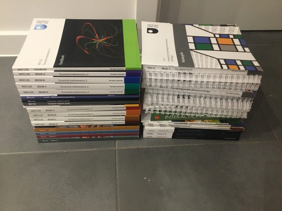 LOT OF 7 DIFFERENT MODULES OF MATH, COMPUTING & IT MODULES ** OPEN ...