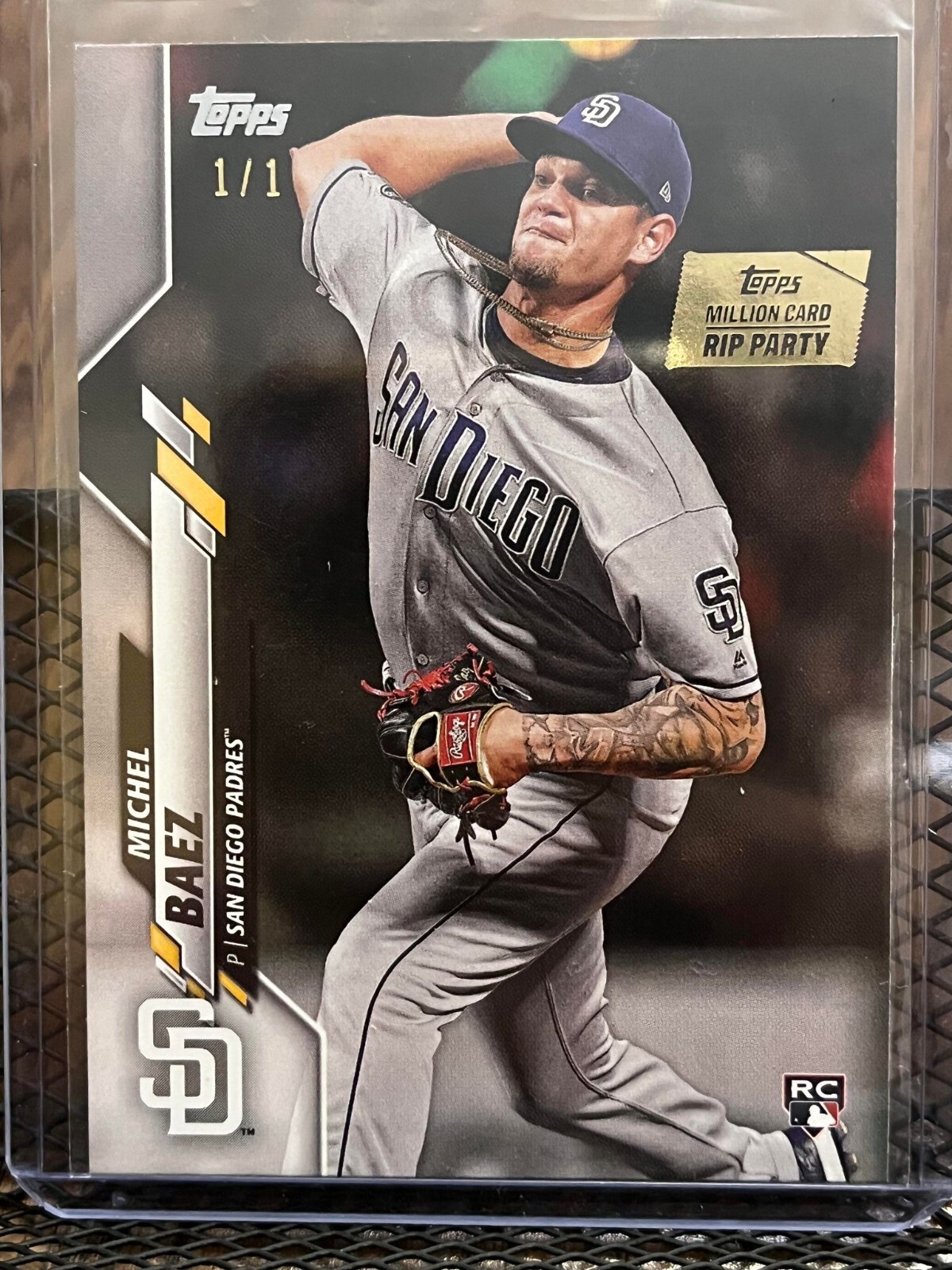 MICHEL BAEZ 2020 TOPPS RIP PARTY SAN DIEGO PADRES ROOKIE RC TRUE 1/1 ONE OF ONE! | eBay