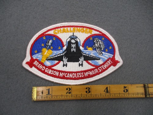 1984 Shuttle Challenger STS-41-B (STS-11) embroidered patch Brand Gibson | eBay