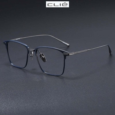 CLIÉ CT029 Hand-made titanium retro vintage full big frame, immersion plating | eBay
