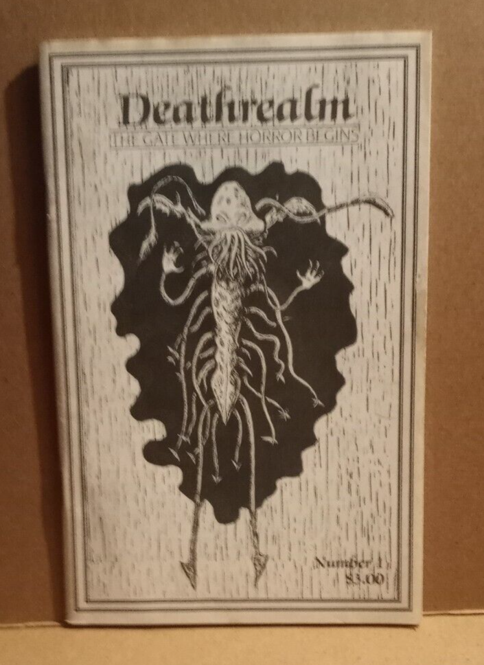 DEATHREALM The Gate Where Horror Begins Horror Fiction Fanzine RARE ...