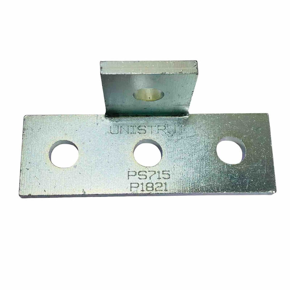 Qty 1 Power-Strut PS-715-EG 90° Channel Strut Tee Plate 4-7/8” x 1-5/8 ...