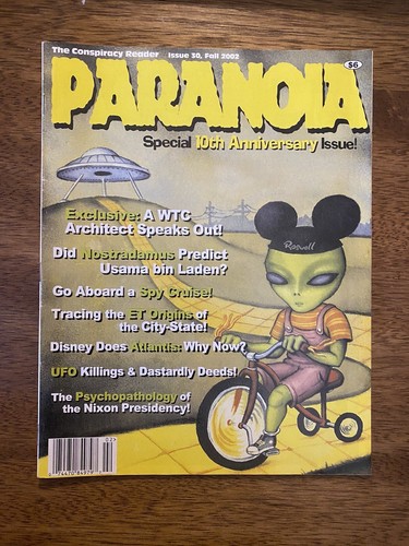 PARANOIA: The Conspiracy Reader #30 zine- 10TH Anniversary Issue *WTC Architect | eBay