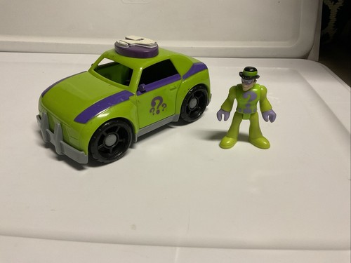 Fisher Price Imaginext DC Super Friends The RIDDLER CAR Vehicle 2009 ...