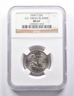 MS67 2009-P Washington State Quarter US Virgin Islands NGC *5777 | eBay