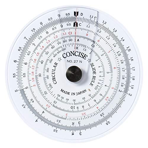 Concise Ruler Circular Slide Rule 27N 100805 Dedicated Storage Case ...