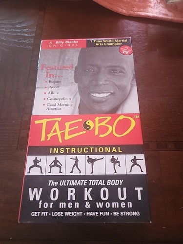 TAE BO~INSTRUCTIONAL ULTIMATE TOTAL BODY WORKOUT FOR MEN/WOMEN~VHS ...