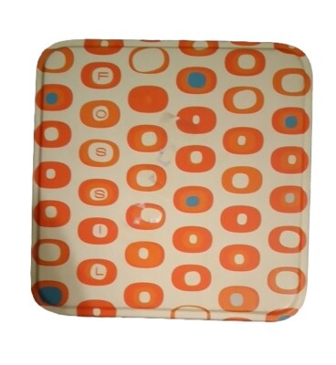 Vintage 2003 FOSSIL Watch Orange Tin Box | eBay