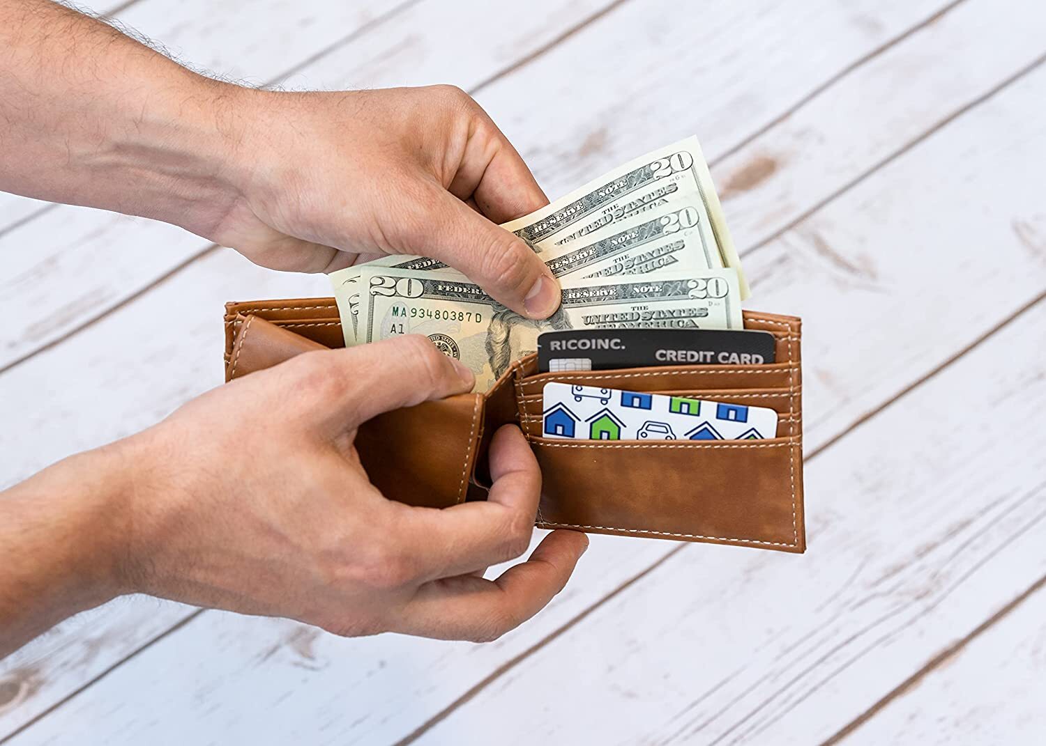 Houston Rockets NBA Laser Engraved Brown Billfold Wallet | eBay