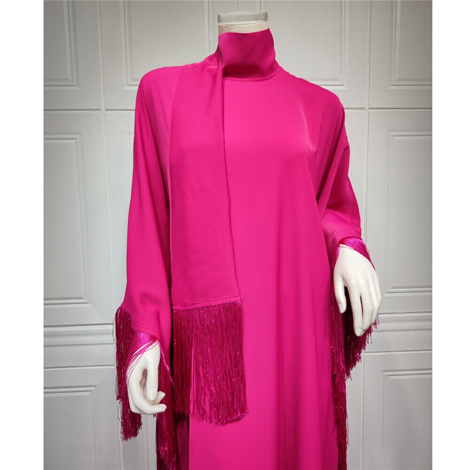 Dubai Abaya Women Oversize Muslim Bat Sleeve Maxi Dress Islamic ...