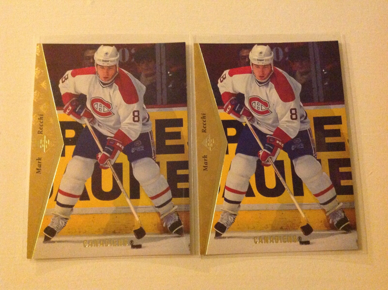 2 card lot 1994-95 SP Mark Recchi #62 HOF | eBay