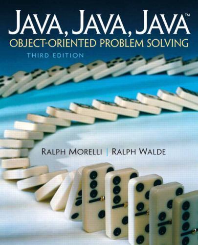 Java : Object-Oriented Problem Solving by Ralph Walde and Ralph Morelli (2005, Perfect, Revised ...