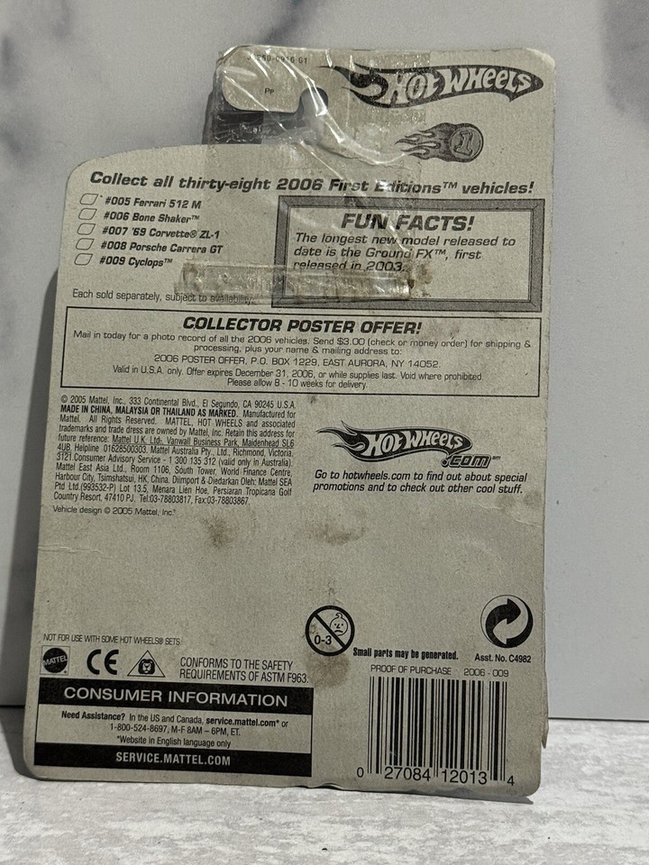 Cyclops City Car Aircraft Radial Engine Hot Wheels First Editions 2006 09 Of 38 | eBay