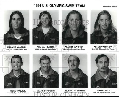 1996 Press Photo U.S. Olympic Swim Team Officials in Composite ...