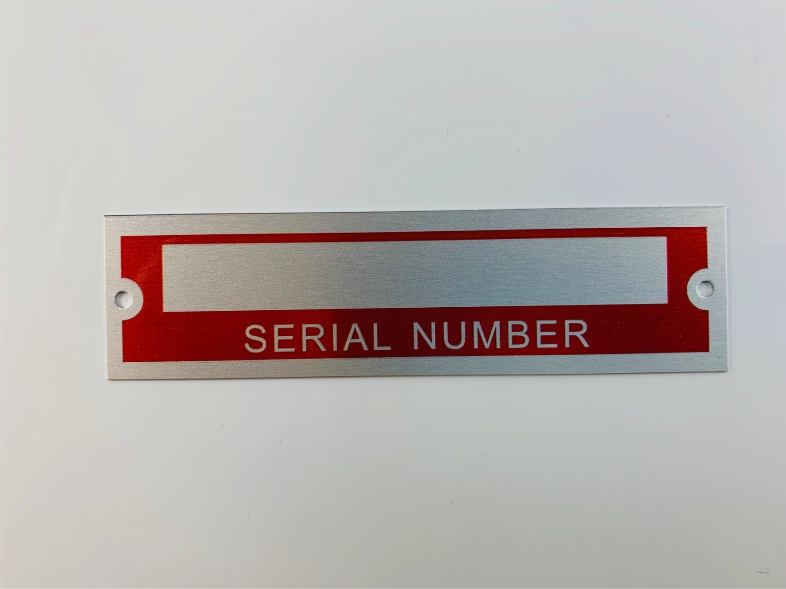 New Blank Serial Number Plate Identification Tag 4 Colors Available ...