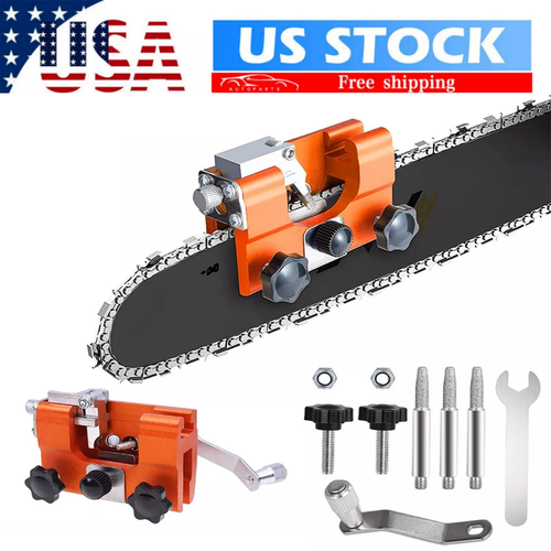 Chainsaw Chain Sharpening Jig Portable Hand Crank Timberline Sharpener ...