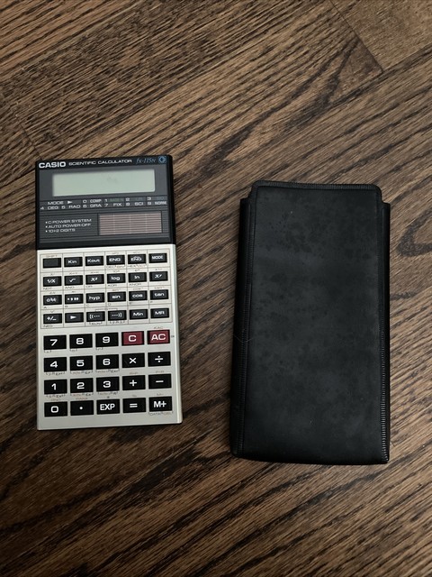 Vintage Casio Fx-115n FX115N Solar Powered Handheld Scientific ...