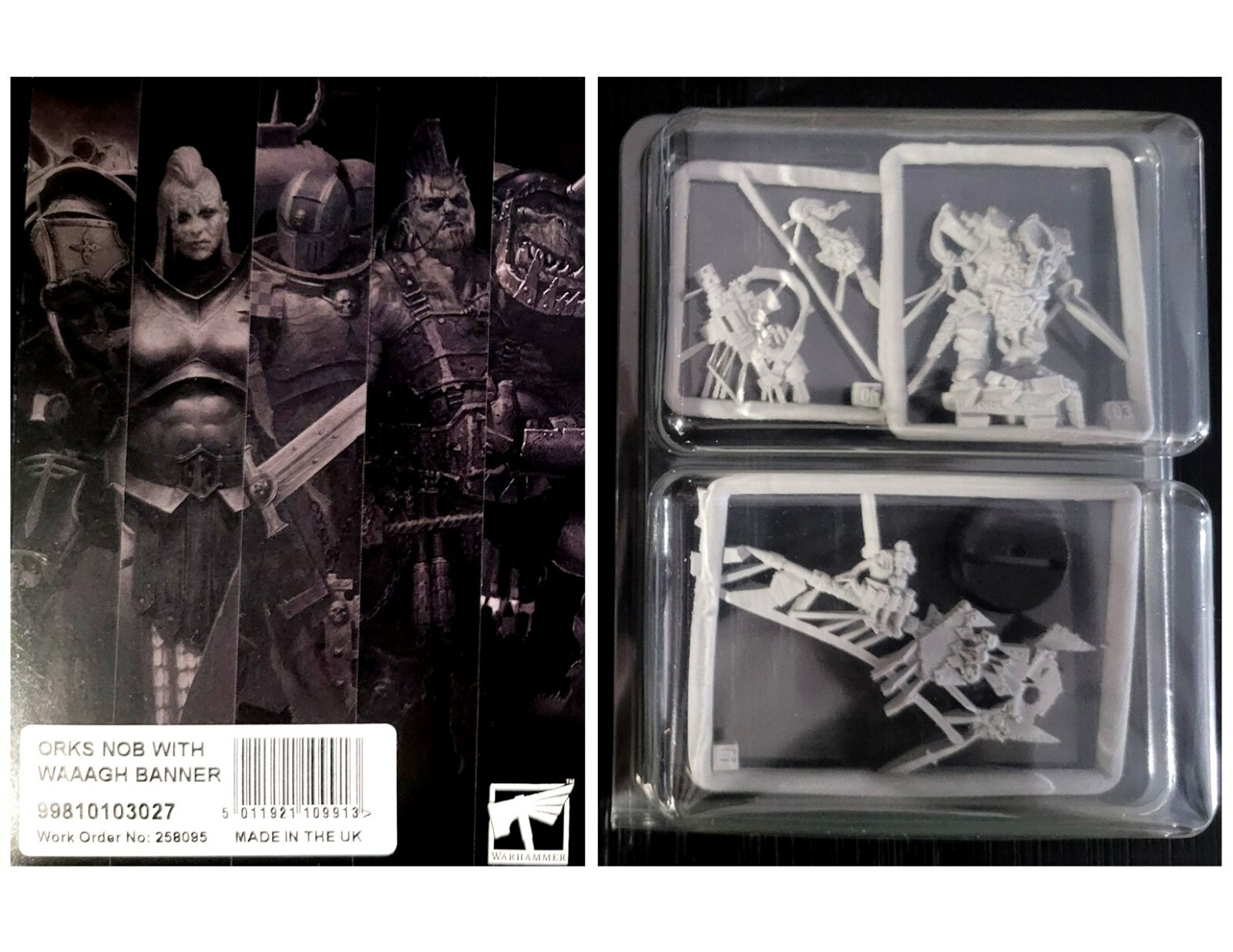 Ork NOB With Waaagh Banner - Orks Warhammer 40k 40 000 Games Workshop ...