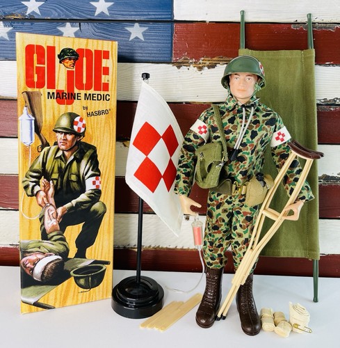 VINTAGE 1964 HASBRO GI JOE*MARINE MEDIC*COMPLETE L@@K FINAL UPGRADE ...