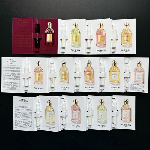 Guerlain Aqua Allegoria Perfume Collection For Women Sample Spray Vials ...