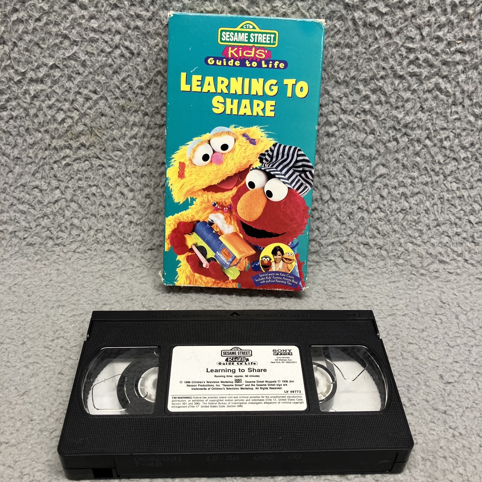 Sesame Street Kids Guide to Life: Learning to Share VHS Tape 1996 VTG ...