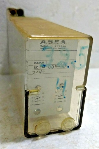 Asea RXMM 1 RK 214 005-AD 24V Auxiliary Relay | eBay Australia