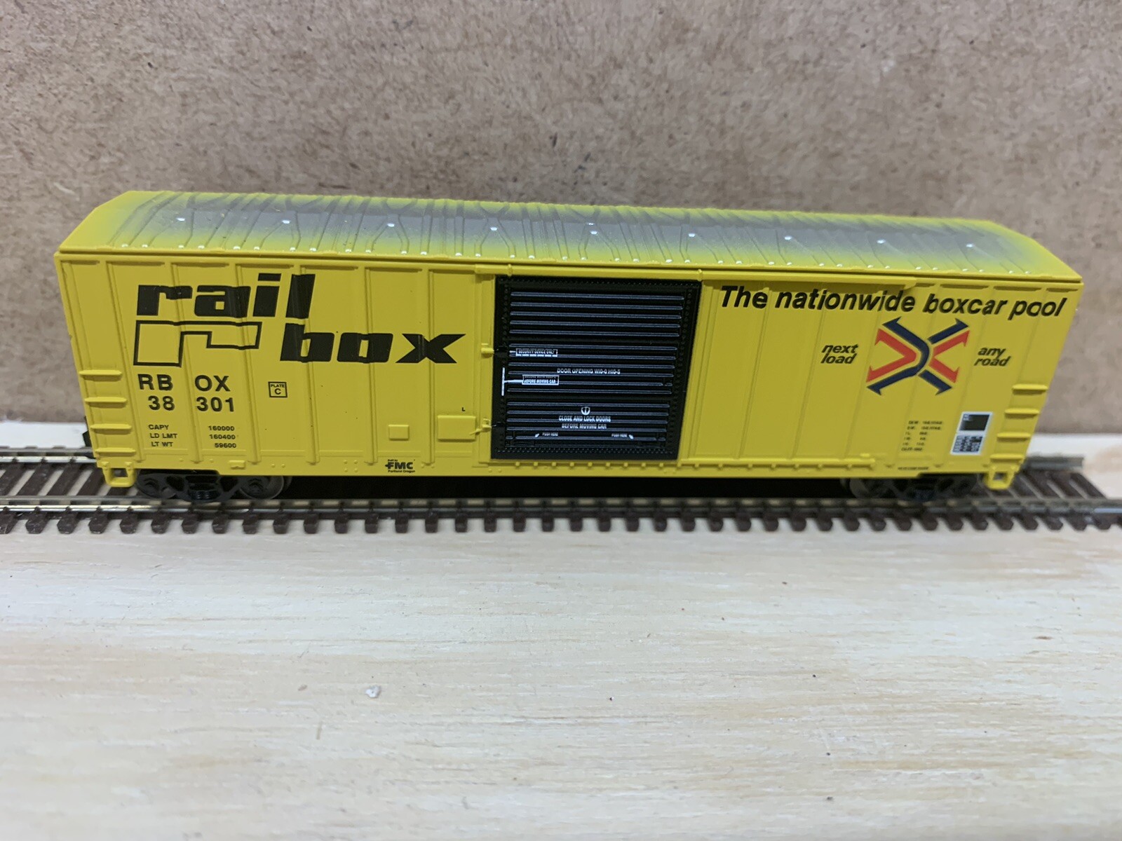 PWRS Fox Valley Models FVM Club Lounge Car. RailBox Graffiti “Free Hilo ...