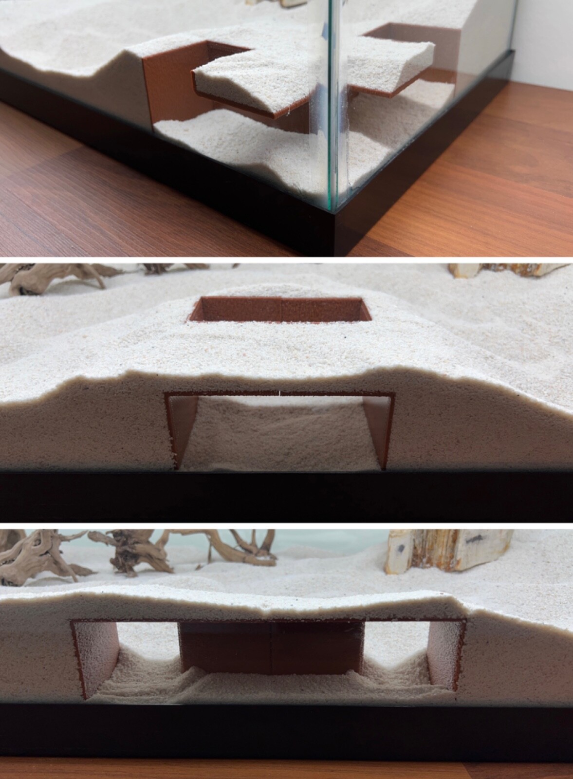 4 in 1 Aquarium Cave Underground Fish tunnel 2 sizes 4 colors Free ...