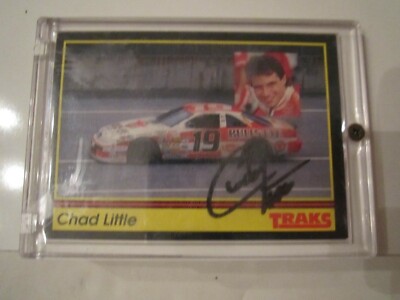 1991 CHAD LITTLE RACING CARD #19 TRAK CARD - AUTOGRAPHED - BBA-22 | eBay