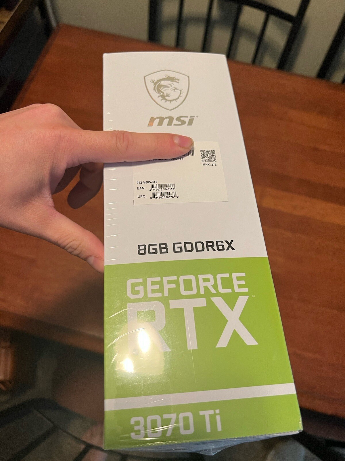 MSI GeForce RTX 3070 TI SUPRIM X 8G Graphics Board VD7700 Tri frozr2 ...