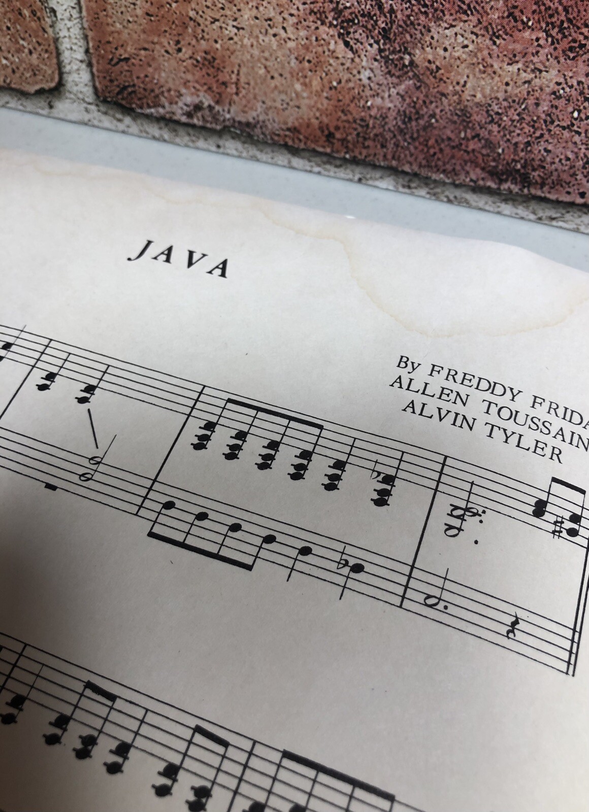 Java Al Hirt Piano Solo Vintage Sheet Music 1963 | eBay