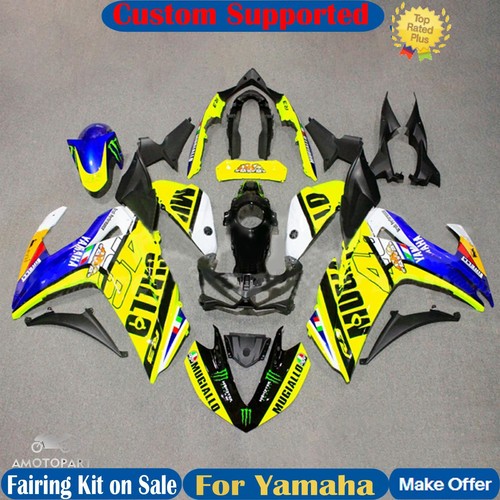 Injection Fairing Kit Bodywork ABS For Yamaha YZF-R3 2014-2018 R25 2015 ...