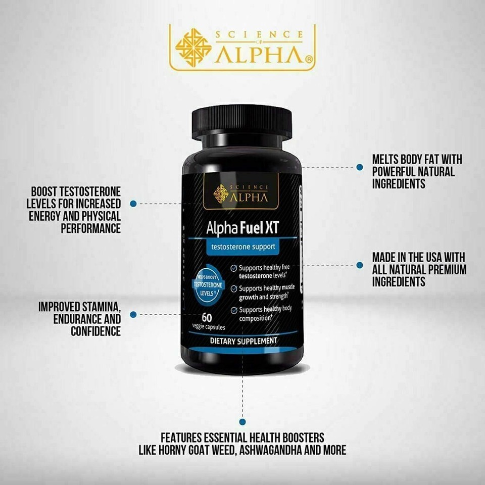 2X Alpha Testosterone Booster, Male Enhancement, healthy muscle growth ...