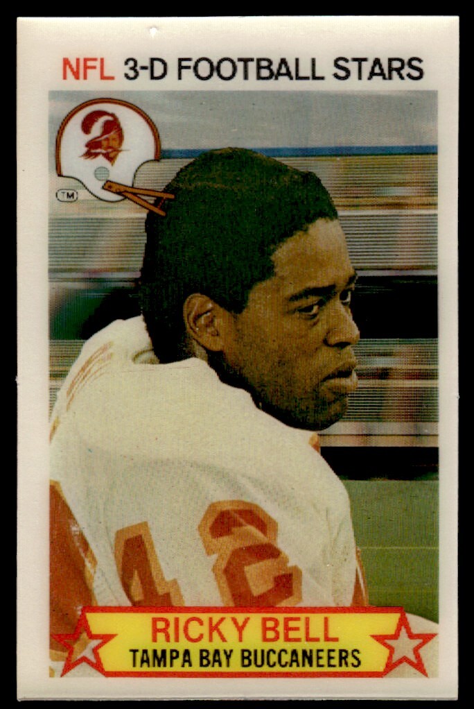 1980 STOP-N-GO 3D CARD RICKY BELL TAMPA BAY BUCCANEERS #33 | eBay