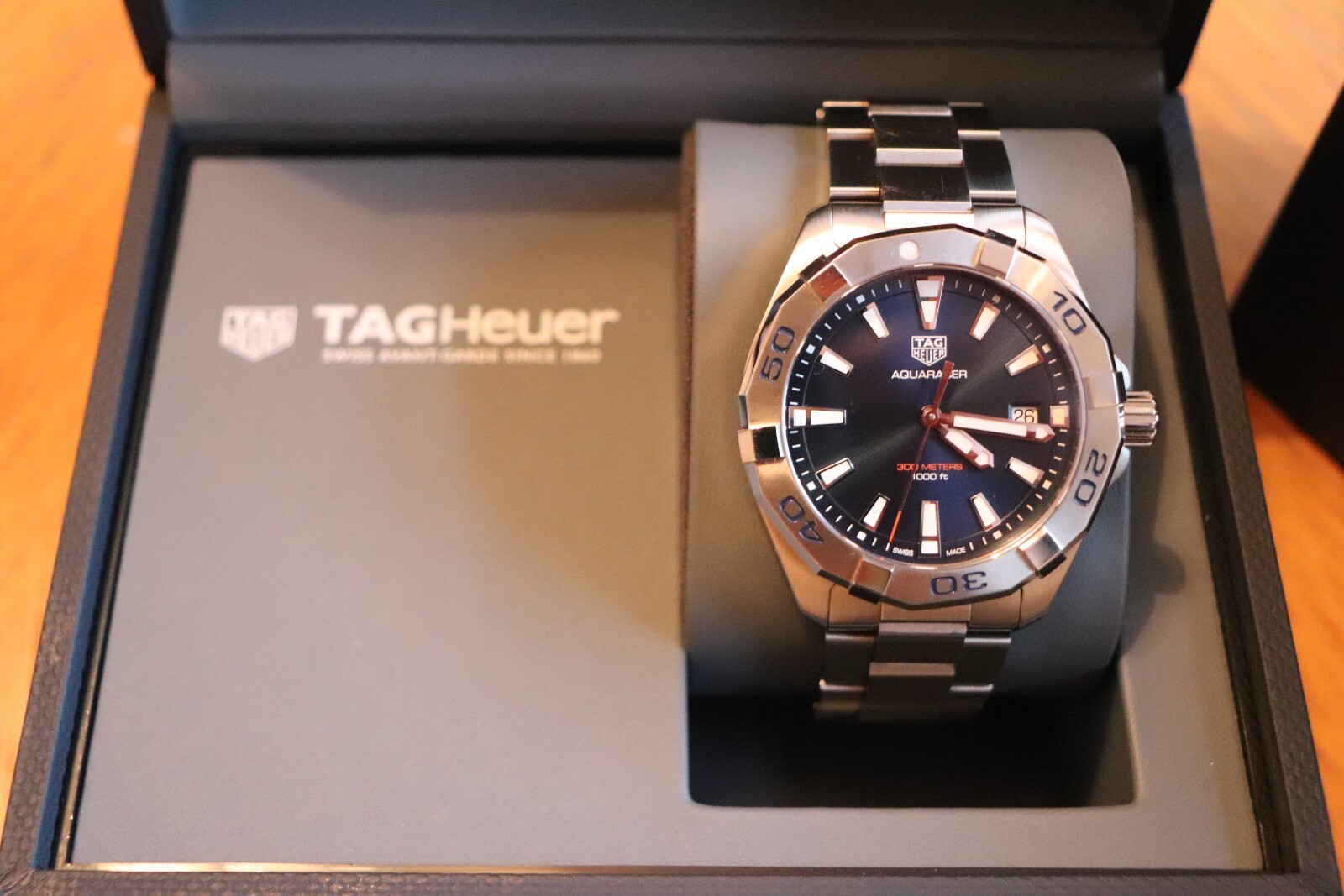TAG Heuer Aquaracer Blue Men's Watch - WBD1112.BA0928 for sale online ...