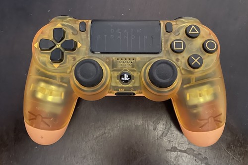 Sony 4 PS4 Dualshock 4 DEATH STRANDING Yellow Wireless Controller CUH ...