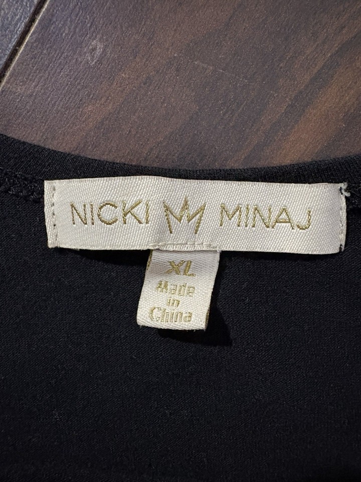 Nicki Minaj Certified Barb Black Bodycon Tank Dress Women’s XL | eBay