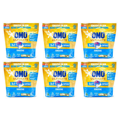 168pc Omo Ultimate Sensitive 3in1 Laundry Detergent Stain Removal ...