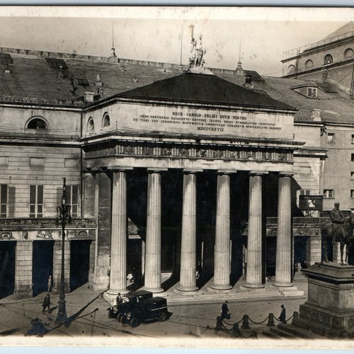 c1920s Genoa Italy RPPC Teatro Carlo Felice Theatre Opera Rome Hotel ...