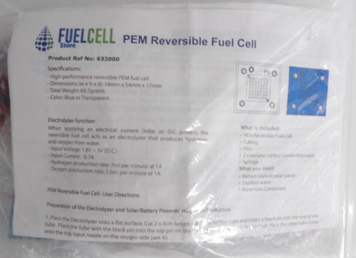 LOT OF FIVE 5 SETS PEM REVERSIBLE FUEL CELL KIT #632000 COMPLETE NIP ...