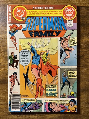 THE SUPERMAN FAMILY 201 JACK C HARRIS STORY DC COMICS 1980 VINTAGE | eBay