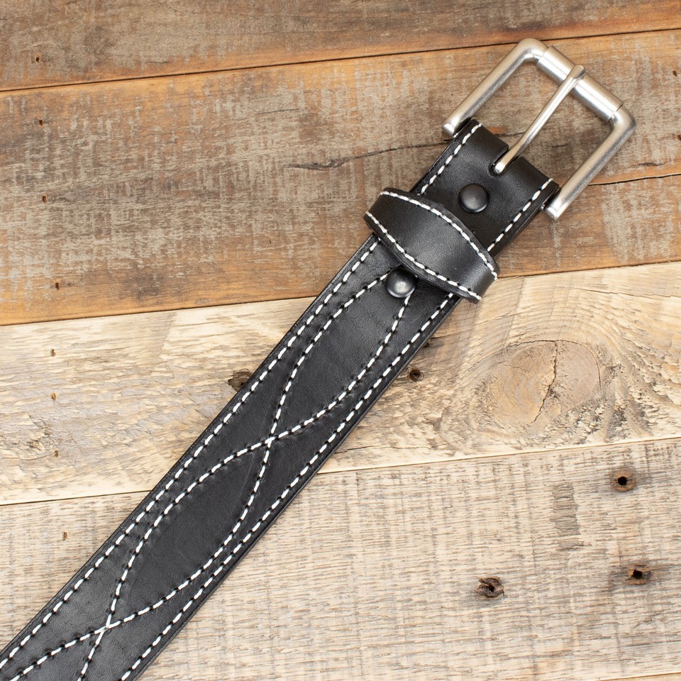 Amish Handmade Heavy Duty Work Tool Belt with Figure 8 Stitching ...