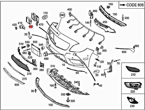 Genuine MERCEDES BBDC W242 A205 C117 C190 Radar sensor 0009054907 | eBay