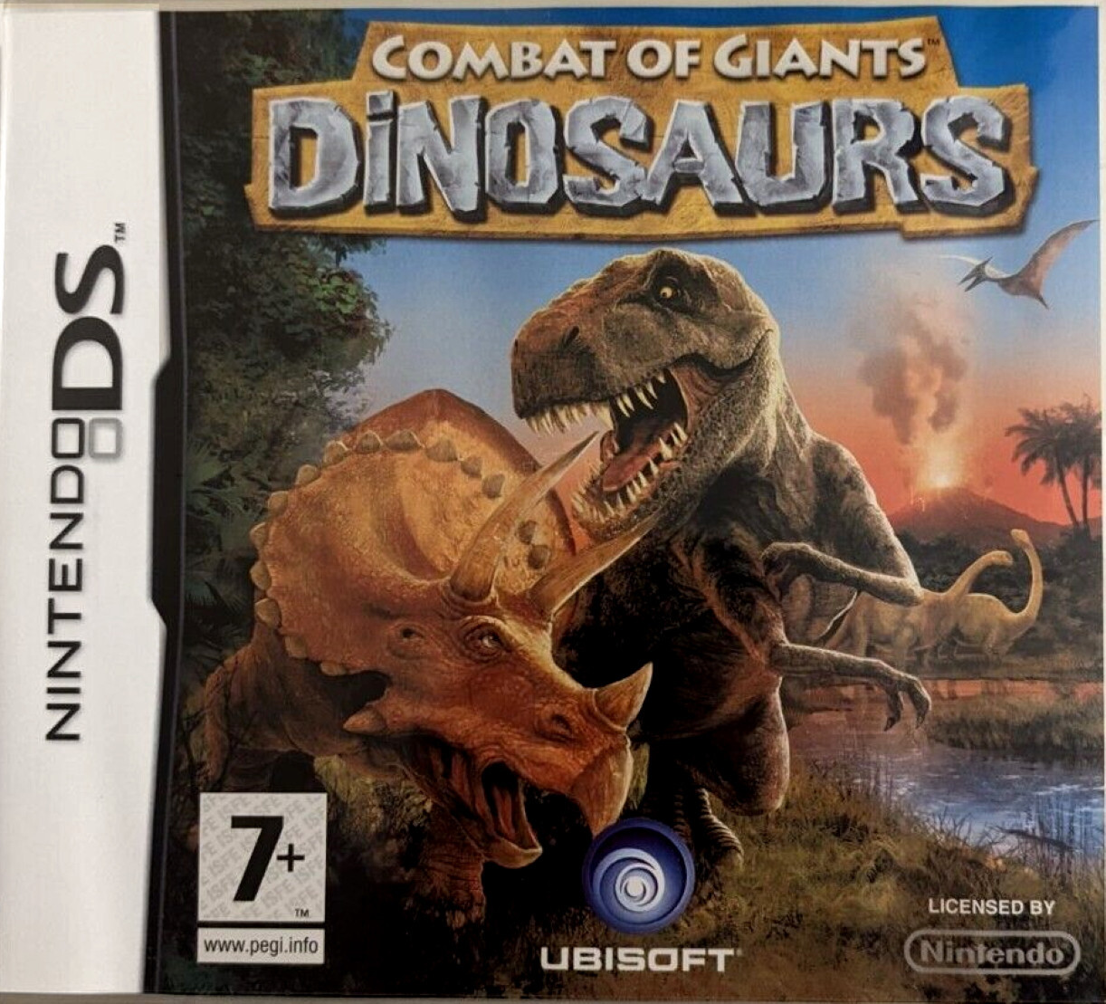 COMBAT OF GIANTS: DINOSAURS (Nintendo DS 2008) UBISOFT (7yrs+) w ...