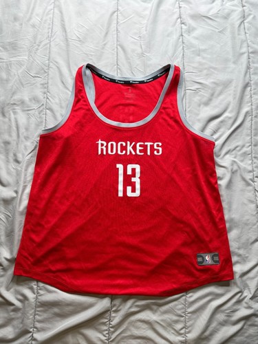 Houston Rockets Jersey Mens 2XL XXL Red James Harden NBA Basketball #13 ...