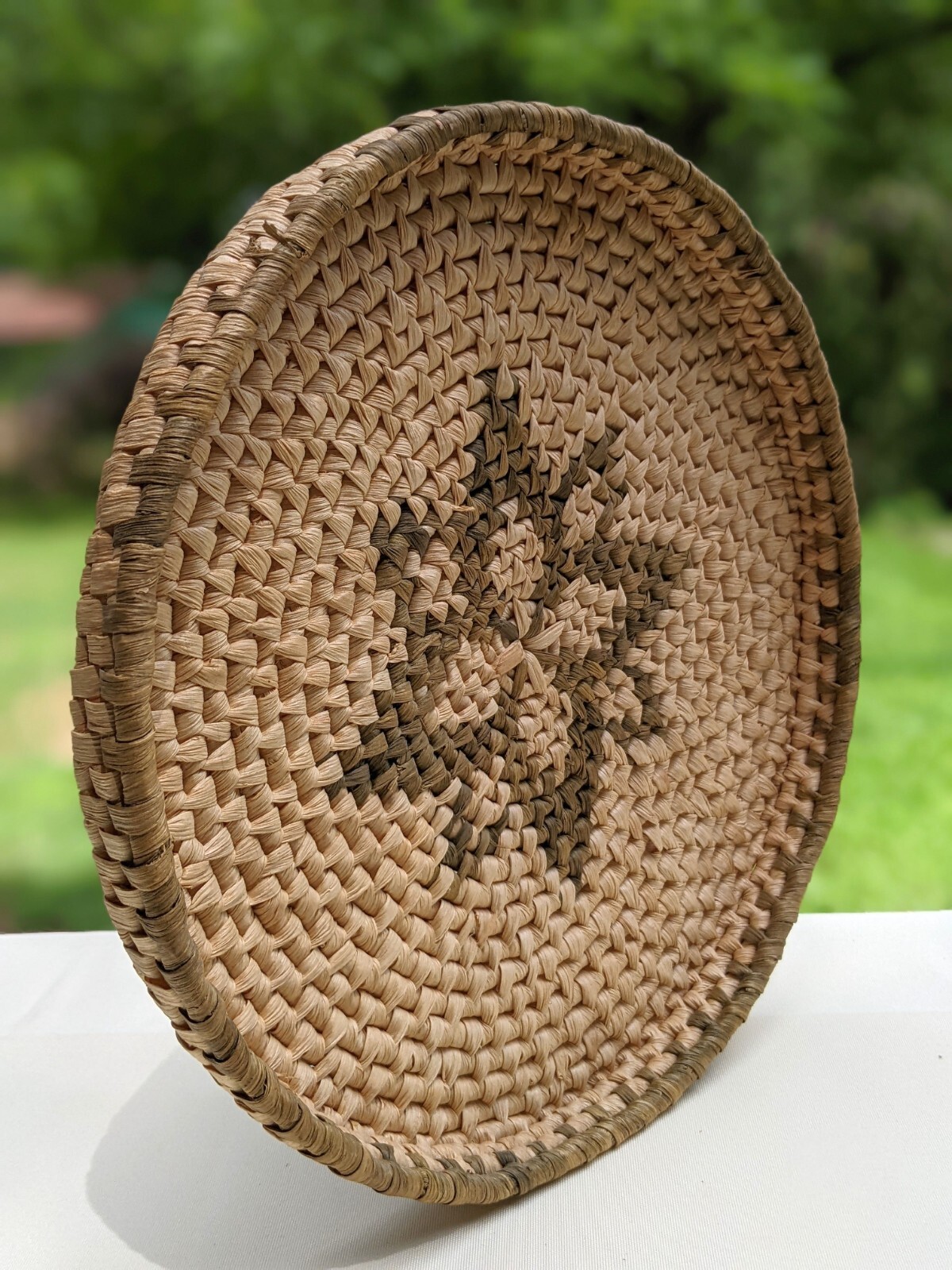 10.5" Fanner Basket in Gullah Sweetgrass Tradition | eBay
