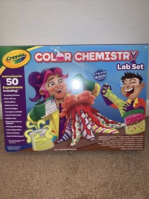Crayola Color Chemistry Lab Set - Instructions For 50 Experiments - | eBay