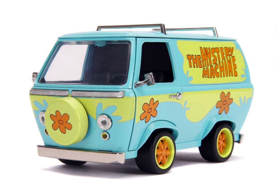 Box Damaged THE MYSTERY MACHINE & SHAGGY & SCOOBY-DOO FIGURES 1/24 JADA ...